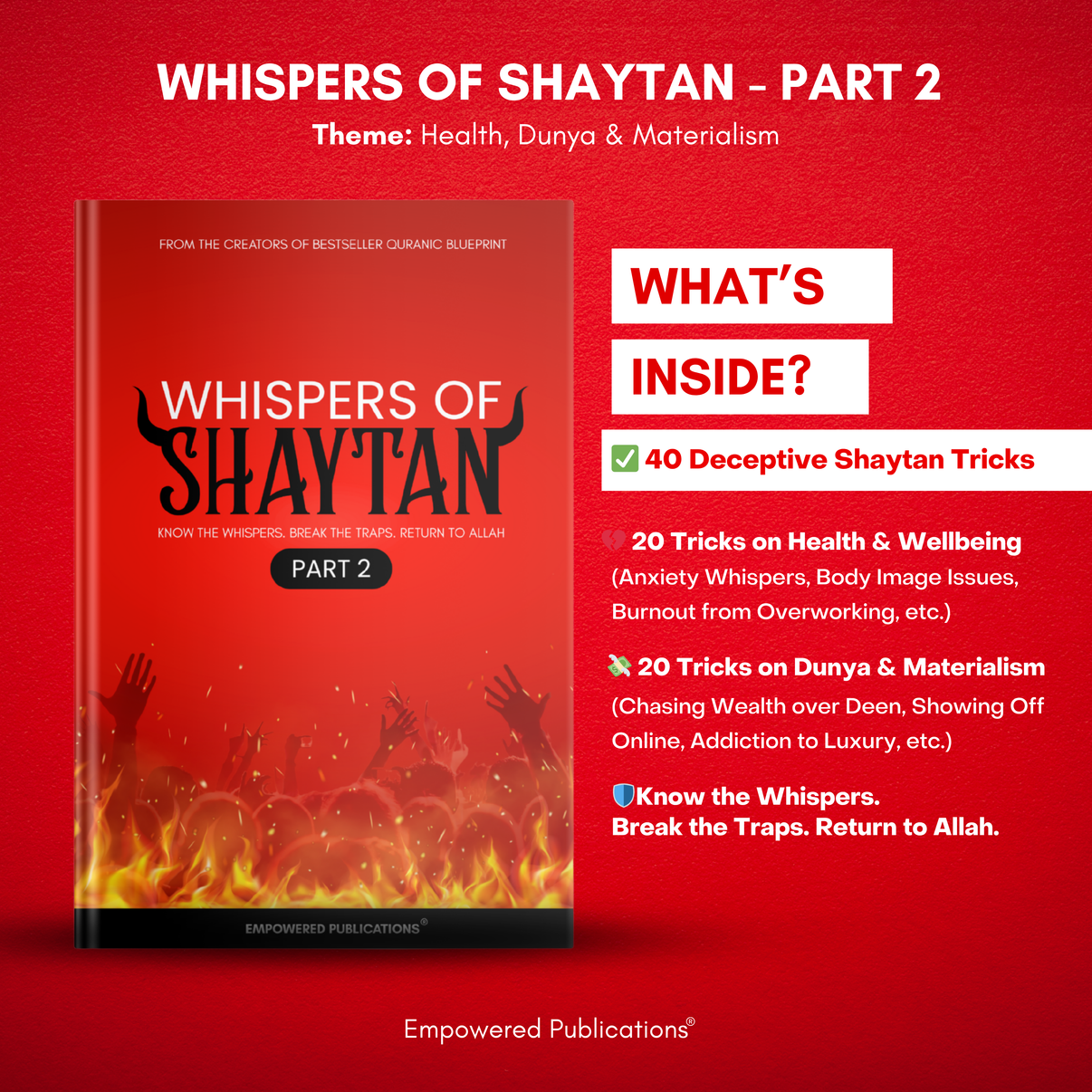 Whispers of Shaytan - One Page Outline (A4) – Empowered Publications